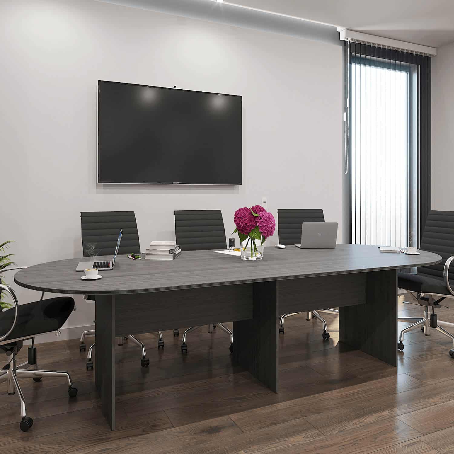 Conference Table i5 Industries Kai Line 144 Inch Racetrack | Seats 10 ...